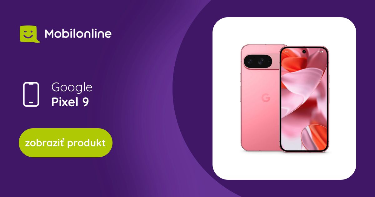 Google Pixel 9 5G 12GB/256GB Dual SIM Peony Pink Ružový - Tr