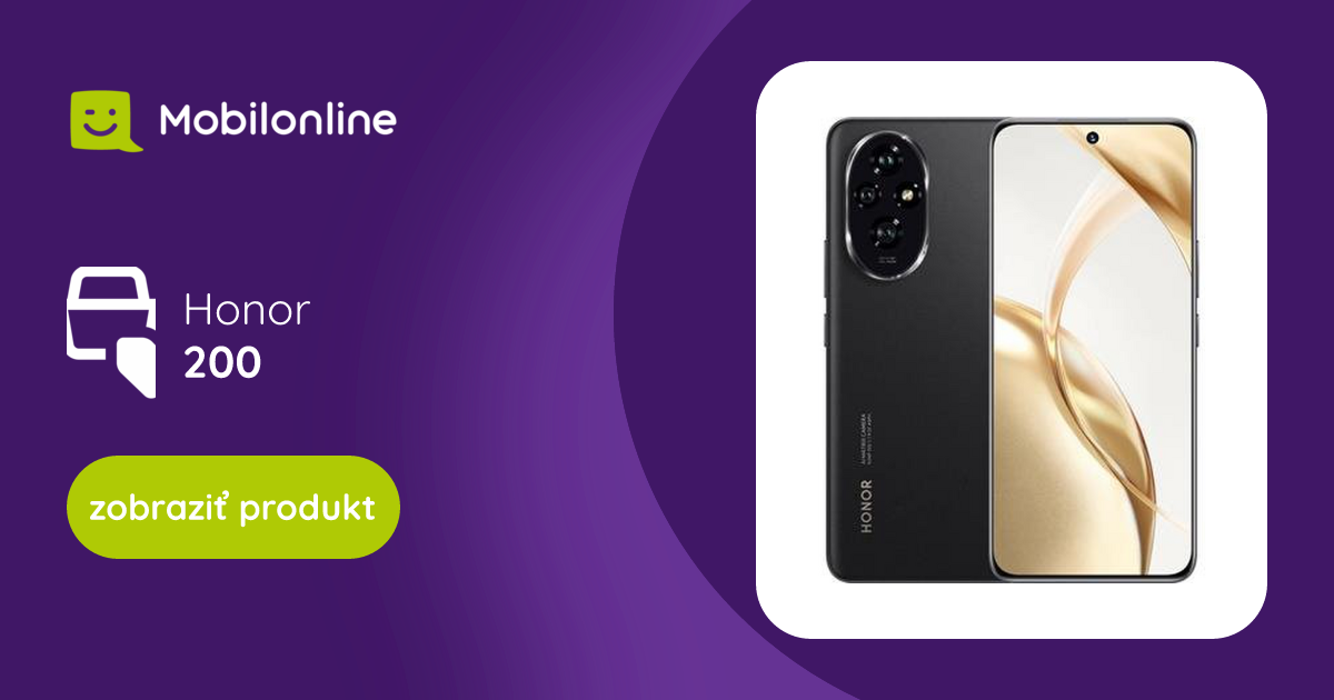 Honor 200 5G 12GB/512GB Dual SIM Black Čierny - Nový z výkup