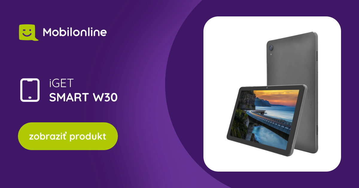 iGET SMART W30 10.1" 3GB/64GB Wifi Šedý mobilonline.sk