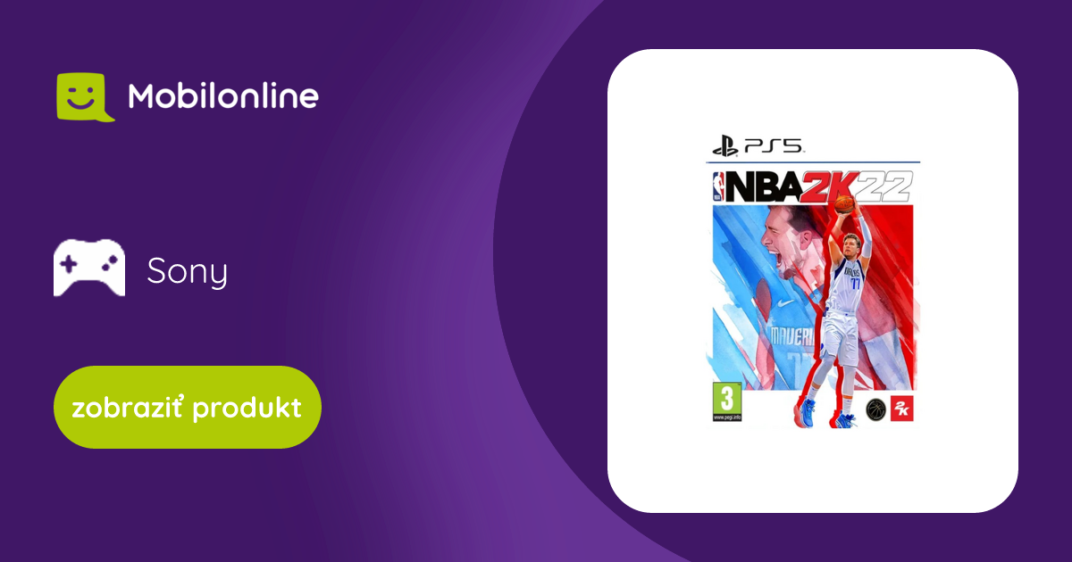 NBA 2K22 (PS5) - Použité mobilonline.sk