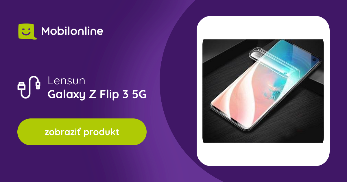 Ochranná fólia Lensun Samsung Galaxy Z Flip 3, matná - Priva