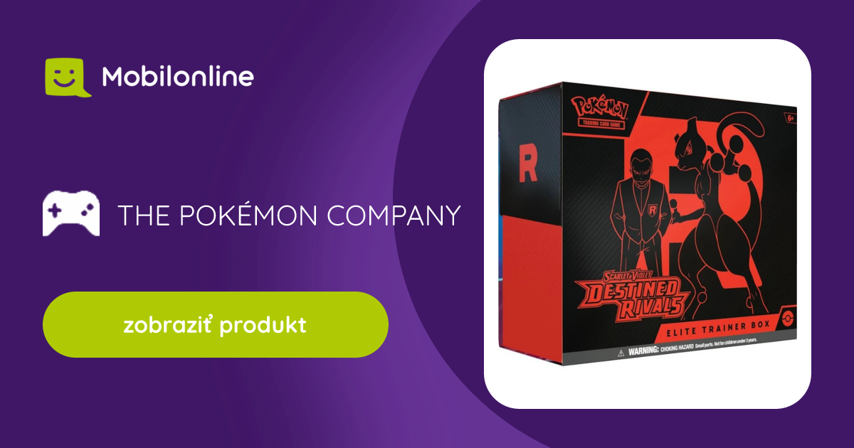 Pokémon TCG: SV10 Destined Rivals - Elite trainer box