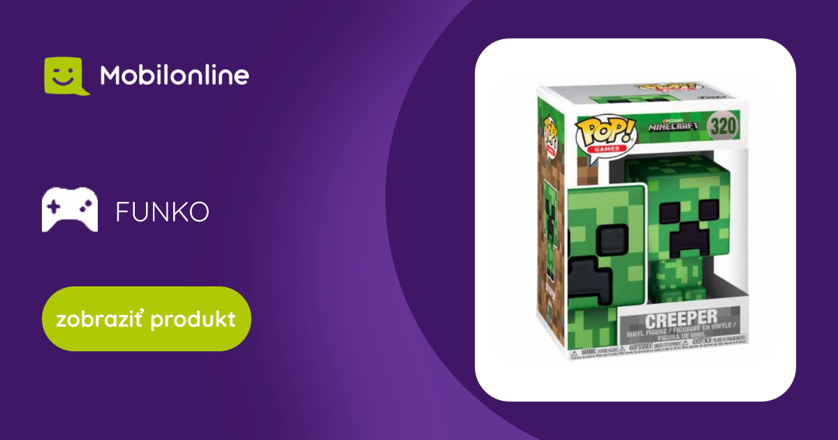 Funko POP! 320 Minecraft Creeper mobilonline.sk