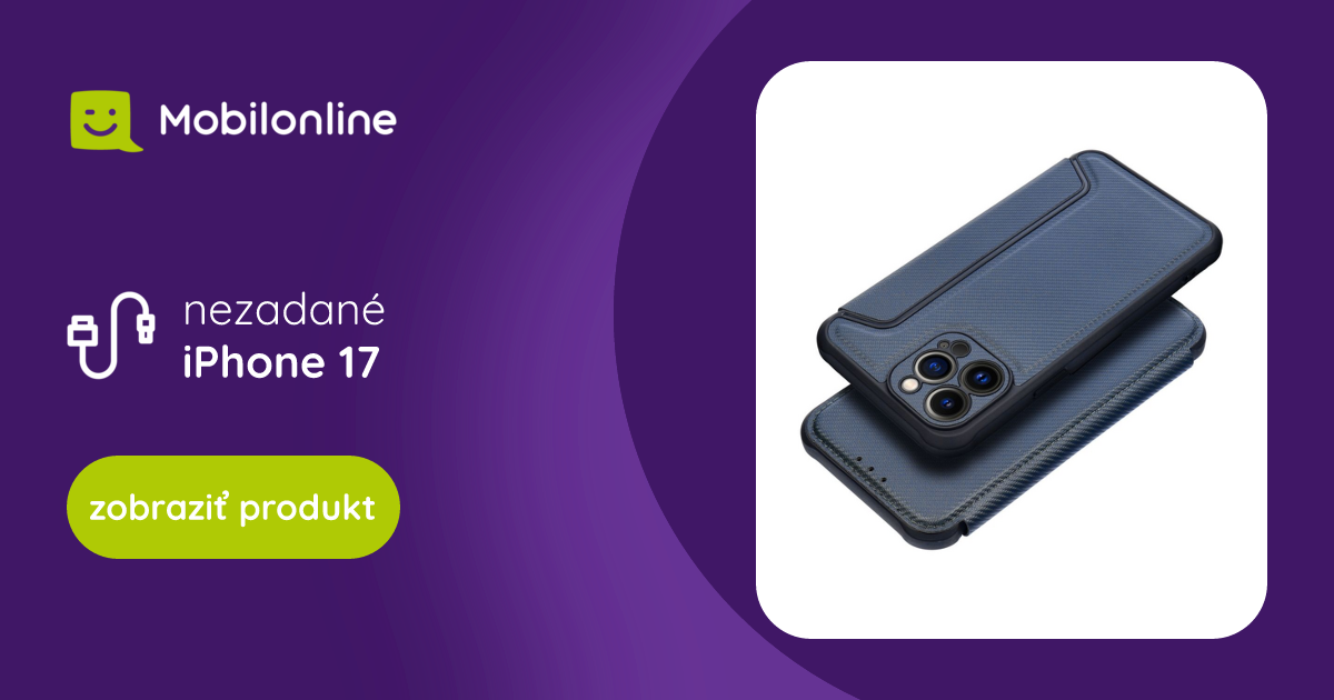 RAZOR Book for IPHONE 17 blue mobilonline.sk