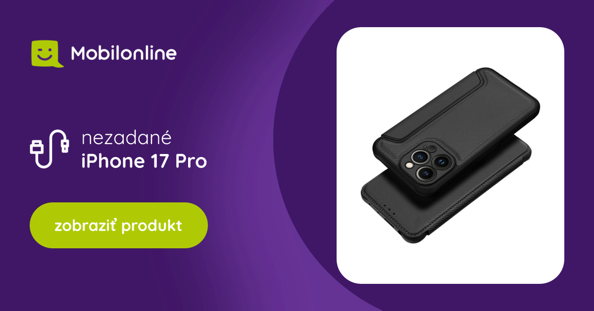 RAZOR Book for IPHONE 17 Pro black mobilonline.sk