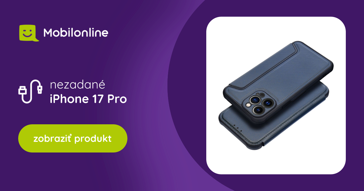 RAZOR Book for IPHONE 17 Pro blue mobilonline.sk