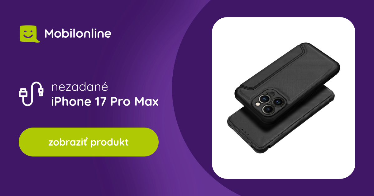 RAZOR Book for IPHONE 17 Pro Max black mobilonline.sk