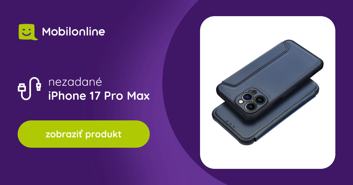 RAZOR Book for IPHONE 17 Pro Max blue mobilonline.sk