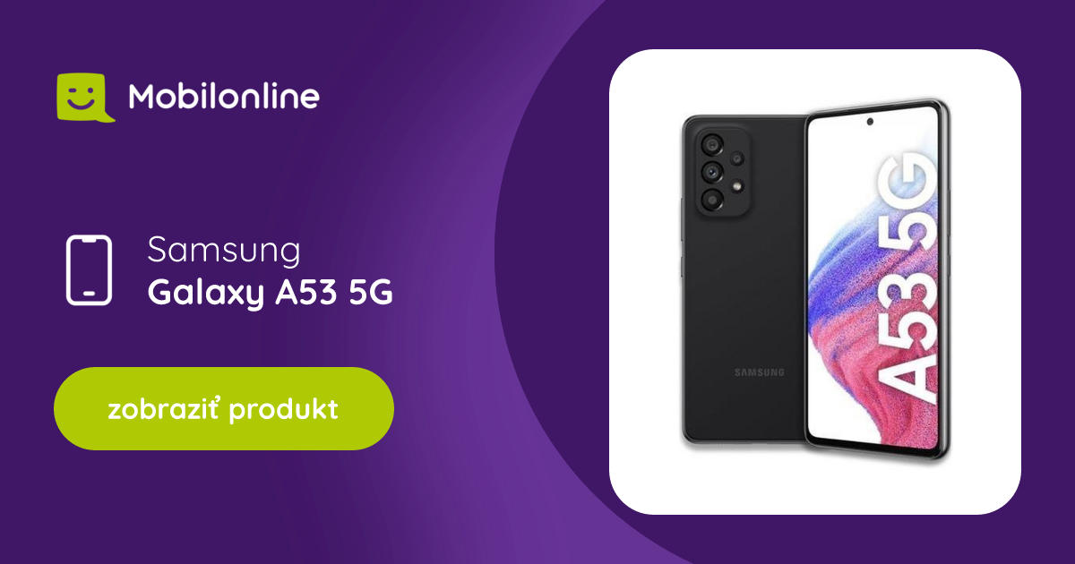 Samsung Galaxy A53 5G 6GB/128GB A536 Dual SIM Awesome Black