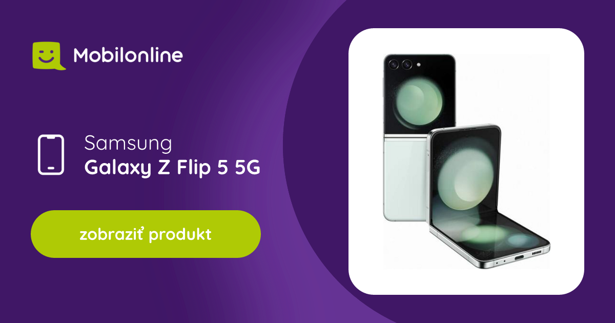 Samsung Galaxy Z Flip5 5G 8GB/256GB F731 Dual SIM Mint Green