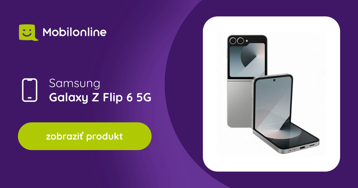 Samsung Galaxy Z Flip6 5G 12GB/256GB F741 Dual SIM Silver Sh