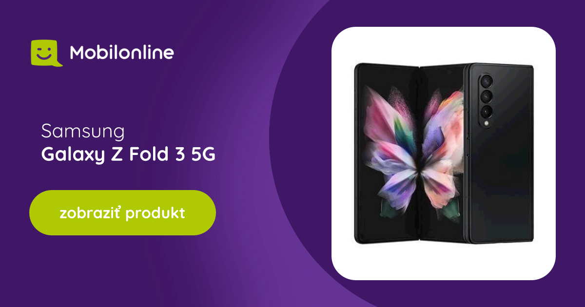 Samsung Galaxy Z Fold3 5G 12GB/512GB F926 Dual SIM Phantom B