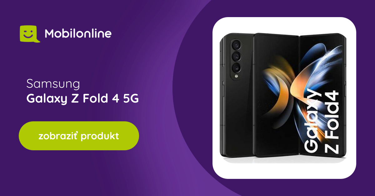 Samsung Galaxy Z Fold4 5G 12GB/256GB Dual SIM Phantom Black