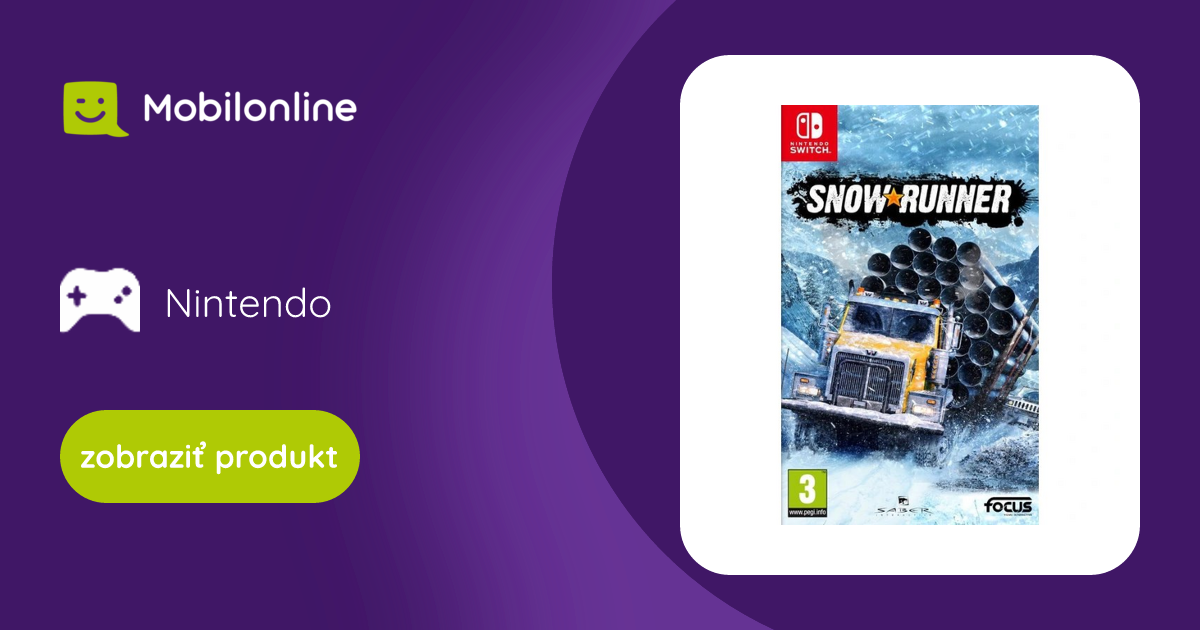 SnowRunner (Switch) - Použité mobilonline.sk