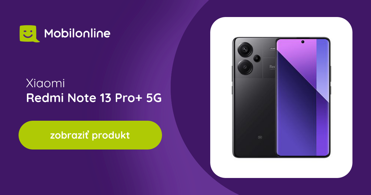 Xiaomi Redmi Note 13 Pro+ 5G 12GB/512GB Dual SIM Midnight Bl